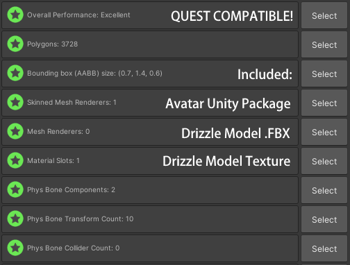 DRIZZLE! ドリズル！(FREE 3D MODEL / フリー3Dモデル) - The Juicebox - BOOTH