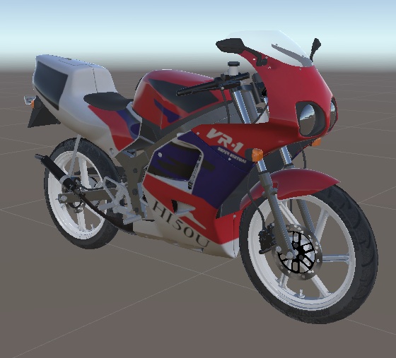 原付バイクVR-1 Ver3.0[VRChat][バイク 3Dモデル] - HI50UFACTORY - BOOTH