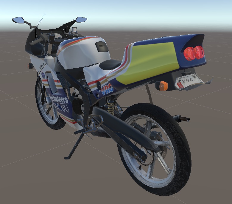 原付バイクVR-1 Ver3.0[VRChat][バイク 3Dモデル] - HI50UFACTORY - BOOTH