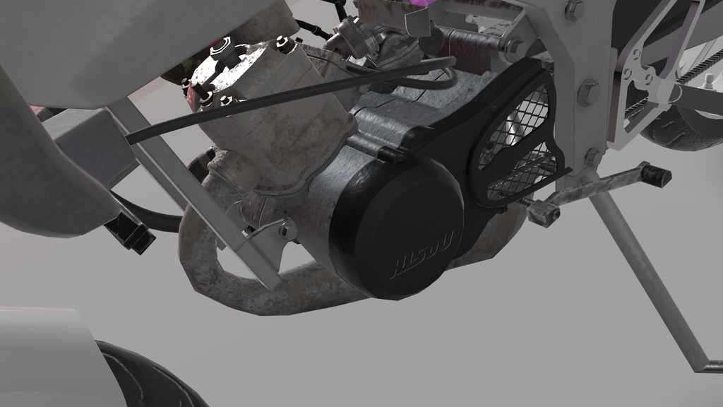 原付バイクVR-1 Ver3.2[VRChat][バイク 3Dモデル] - HI50UFACTORY - BOOTH