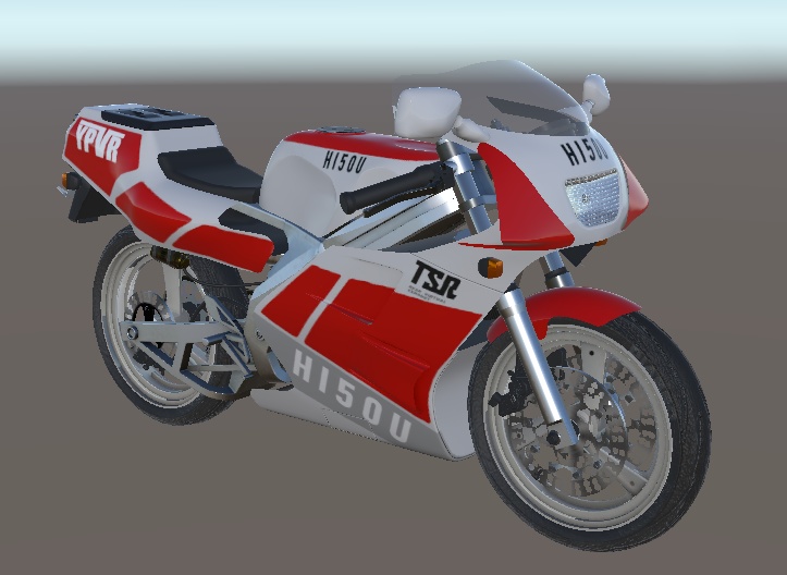 TSR250 3MA [VRChat]バイク 3Dモデル - HI50UFACTORY - BOOTH