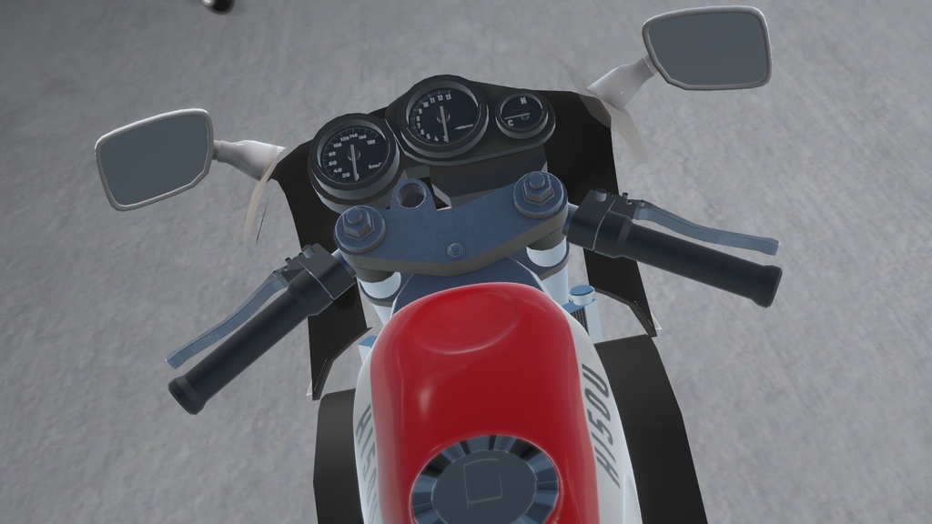 TSR250 3MA [VRChat]バイク 3Dモデル - HI50UFACTORY - BOOTH