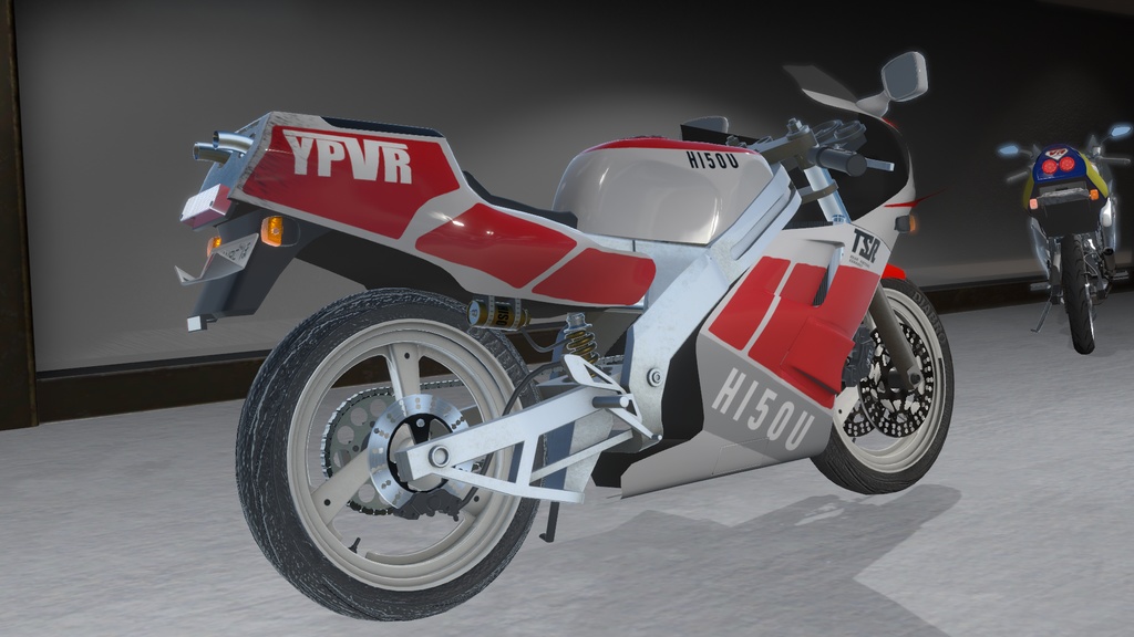 TSR250 3MA [VRChat]バイク 3Dモデル - HI50UFACTORY - BOOTH