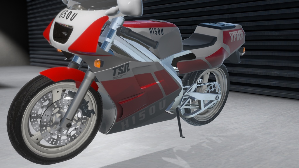 TSR250 3MA [VRChat]バイク 3Dモデル - HI50UFACTORY - BOOTH