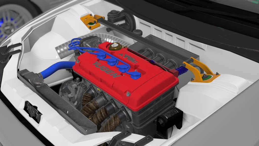 エンジンルームキット「TypeB」2車種対応[VRChat][車] - HI50UFACTORY - BOOTH