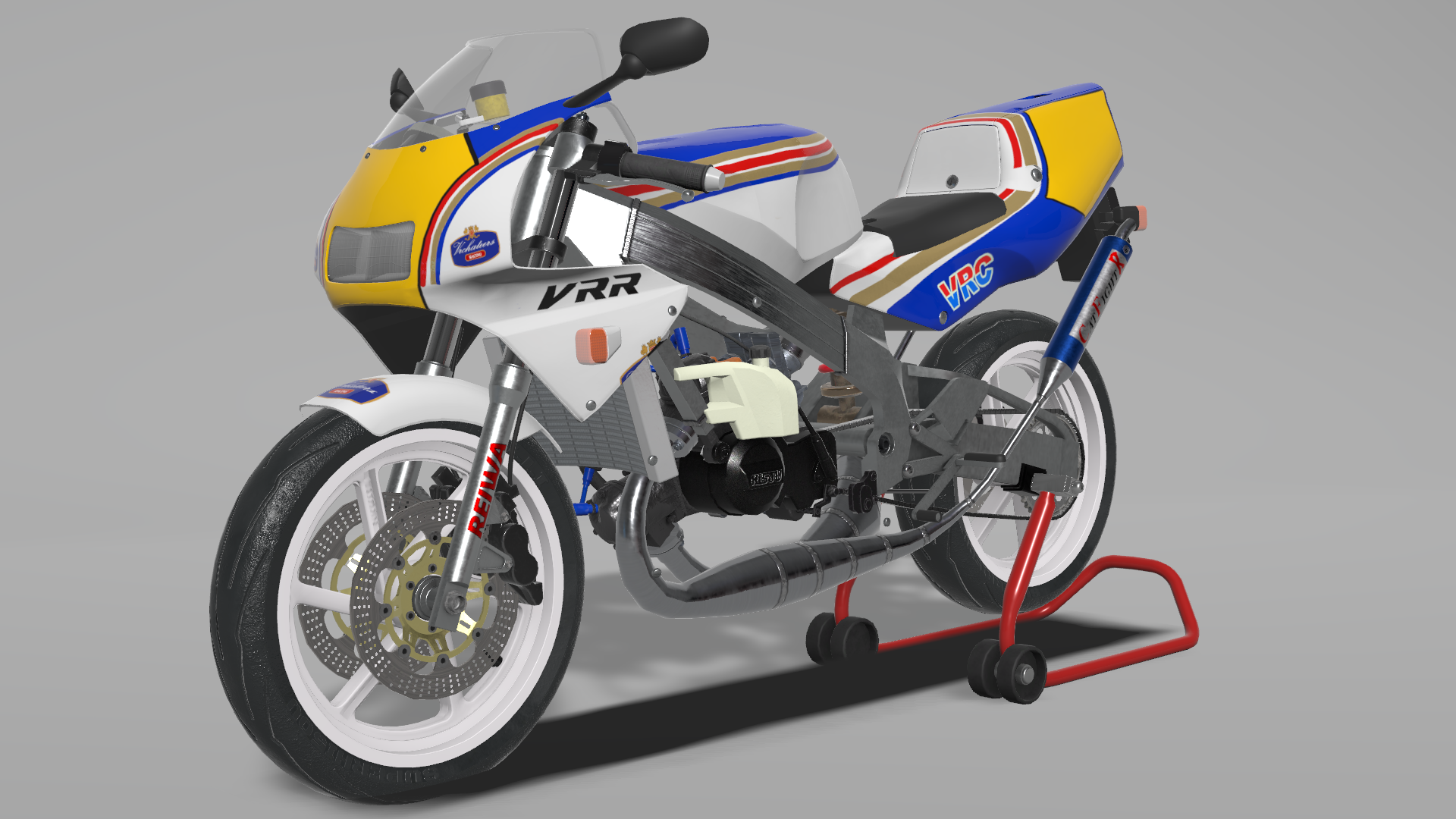 VRR250R VRChat向け2stレーサーレプリカバイク3Dモデル 「VRChat」「CVS2対応」 - HI50UFACTORY - BOOTH