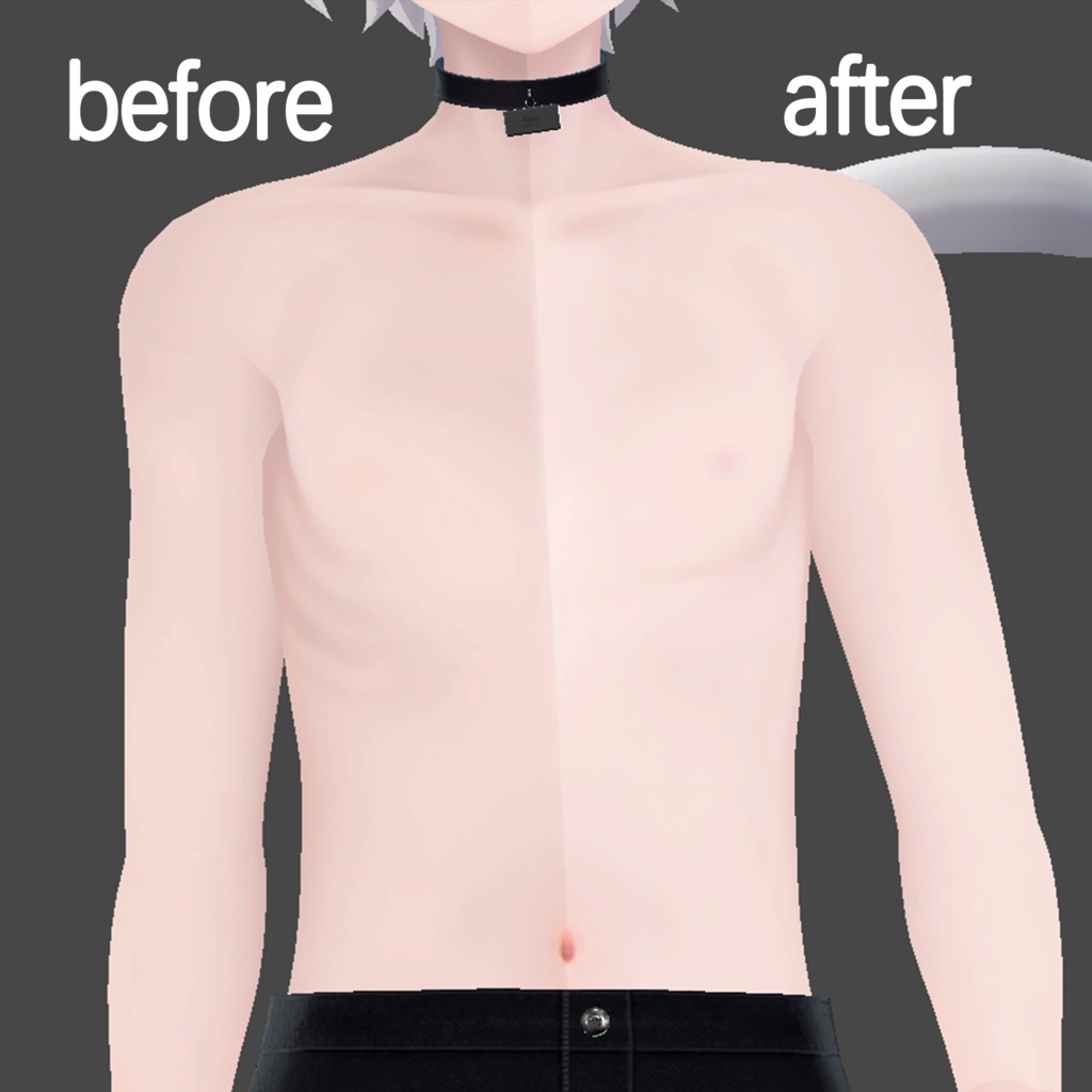 【くうた-Kuuta 】Kuuta Simple Makeup+ body Makeup - aicaic - BOOTH