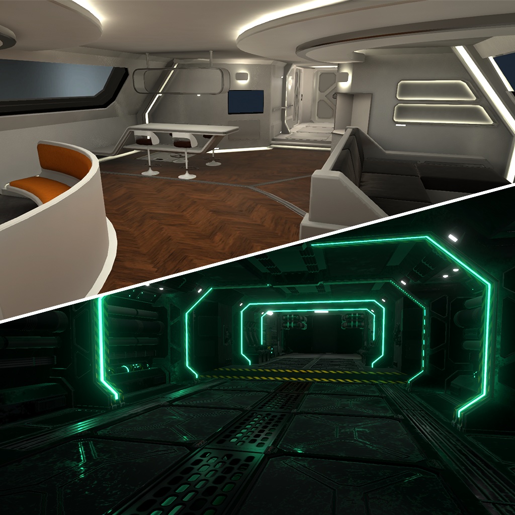 【販売ワールド】SpaceShip Caparea - 秋霖製作所 - BOOTH