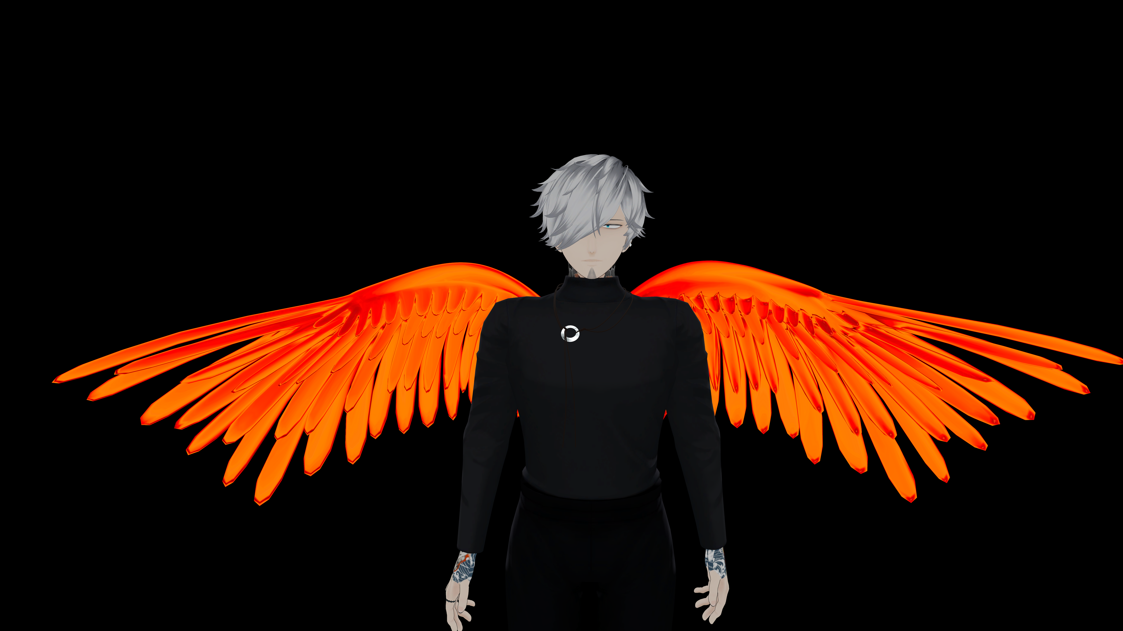 |VRCHAT| Flame Wings - roger - BOOTH
