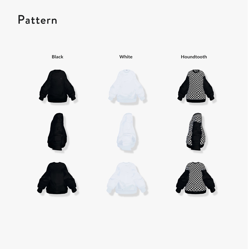 [Virtual Clothes] Dabo-Dabo Sweat2 - muuque. - BOOTH