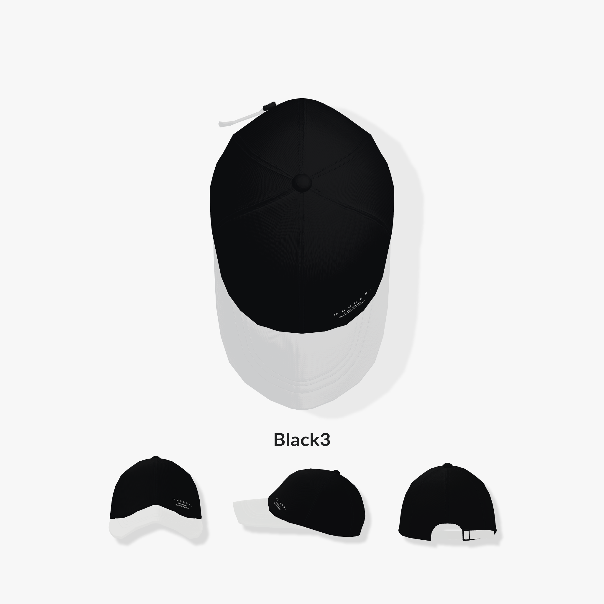 [Virtual Wear] Snapback Cap2 - muuque. - BOOTH