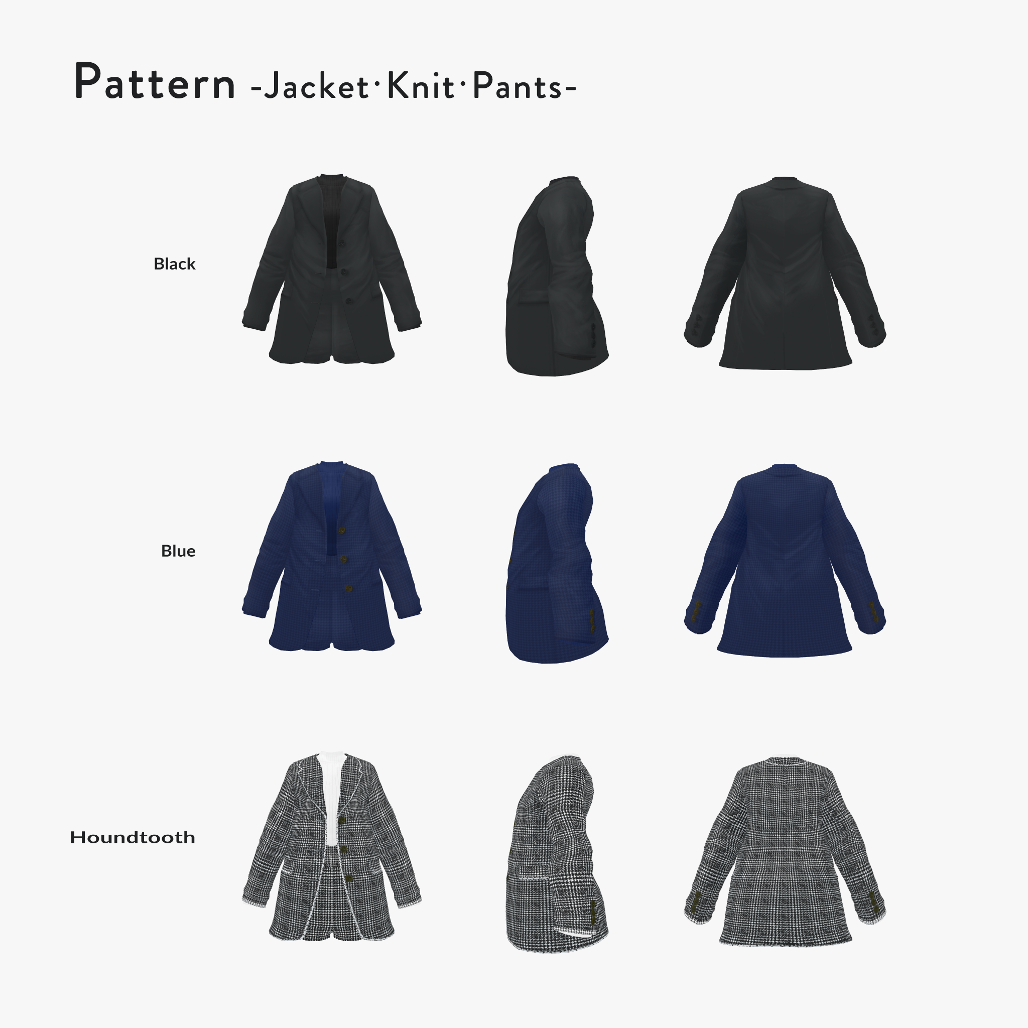 [Virtual Clothes] MQ02 - muuque. - BOOTH