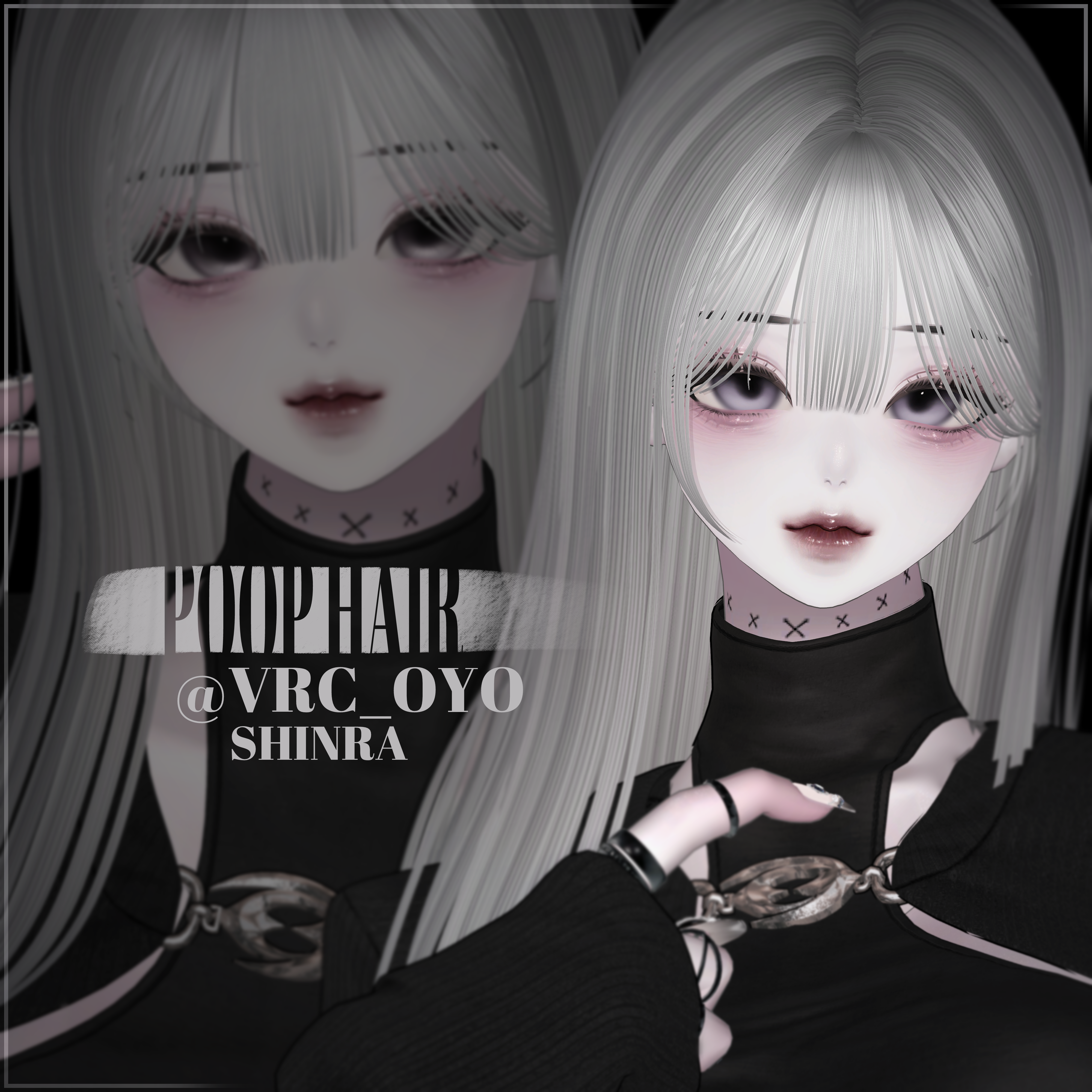 【8 avatars】 HAIR 08 - Poop - BOOTH