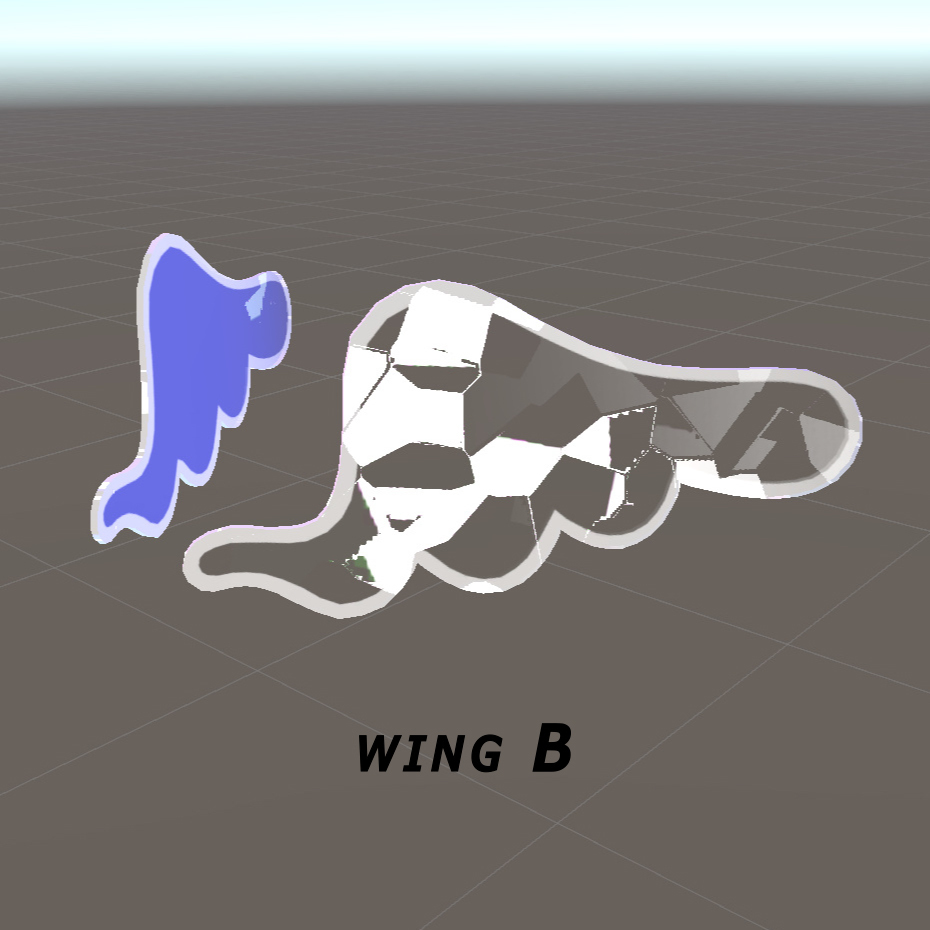 VRC向け ミラープリズムウィング（Mirror Prism Wing） - STUDIO MOCA - BOOTH