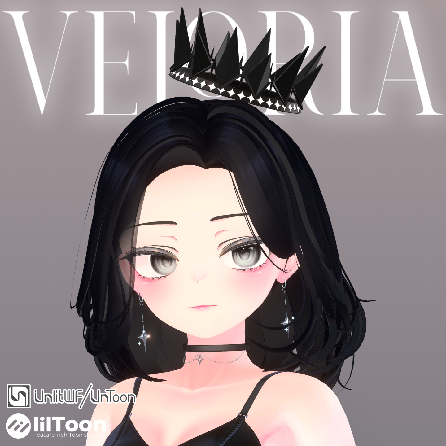 【アクセサリー】Veloria（イアリング、チョーカー、クラウン） - YUAAA - BOOTH