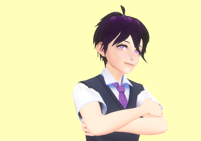 VRoid Studio Semi-Realistic Female and Male Face Texture - demonpng - BOOTH