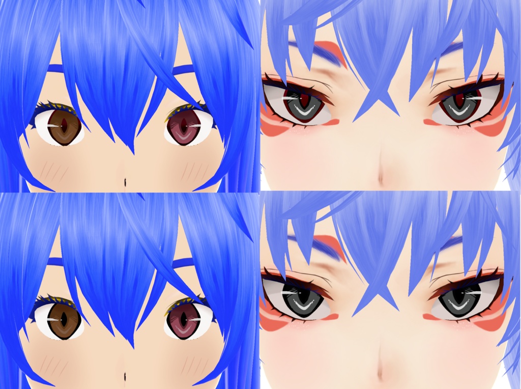 [P2U] BSD eye texture pack v2 Full version - sorakunchan's shop - BOOTH