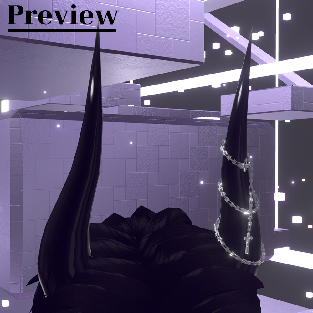 [無料/Free] Devil Horn (VRC/PB) - ki-ne Cave - BOOTH