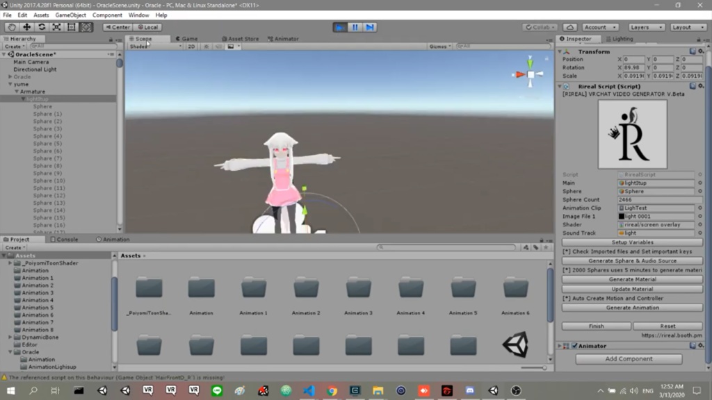 [VRChat Avatar Effect] Editor Script Animation Keyframe V.2 (Auto Made ...