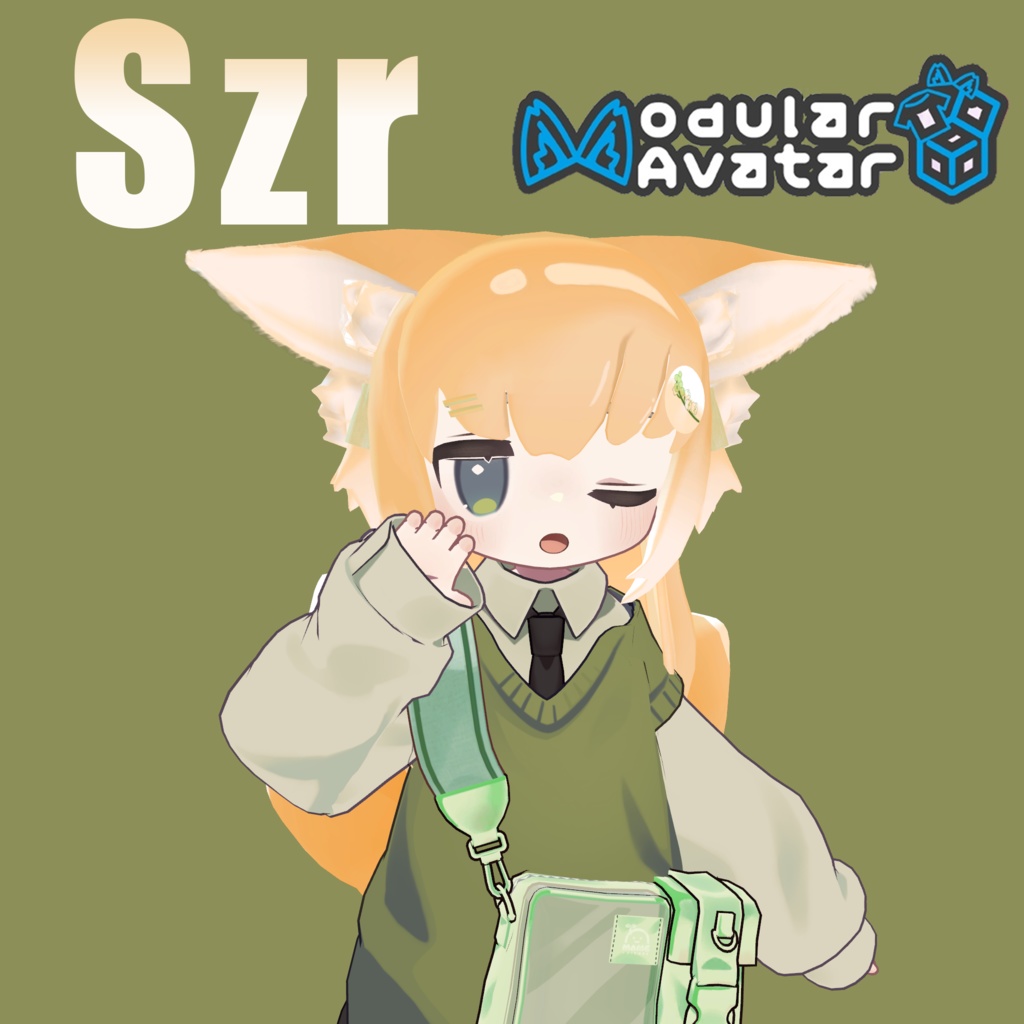 Hair Szr 【 キプフェル専用/VRChat想定】 - metatroni - BOOTH