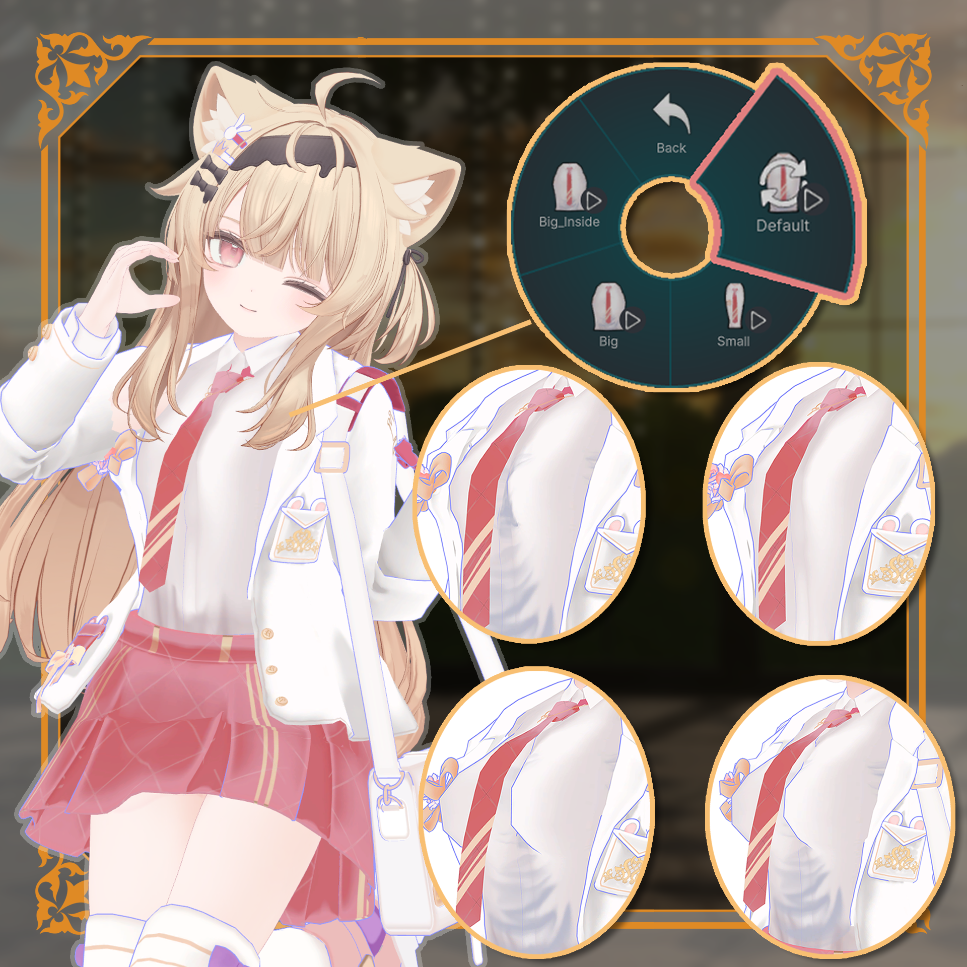 エク -Eku- 対応】SCHOOL UNIFORM【VRChat向け衣装モデル MA対応】 - Royal Syth - BOOTH
