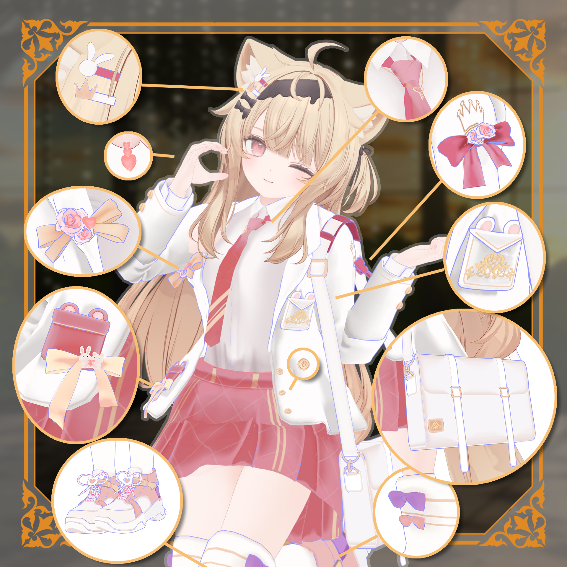 エク -Eku- 対応】SCHOOL UNIFORM【VRChat向け衣装モデル MA対応】 - Royal Syth - BOOTH