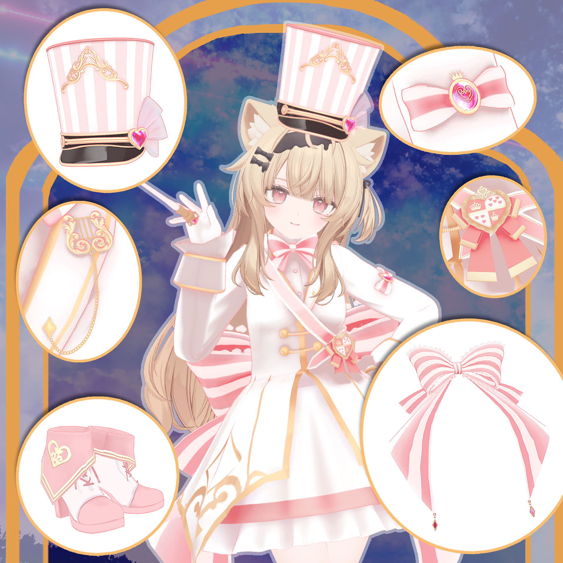 エク -Eku- 対応】ORCHESTRA UNIFORM【VRChat向け衣装モデル MA対応】 - Royal Syth - BOOTH