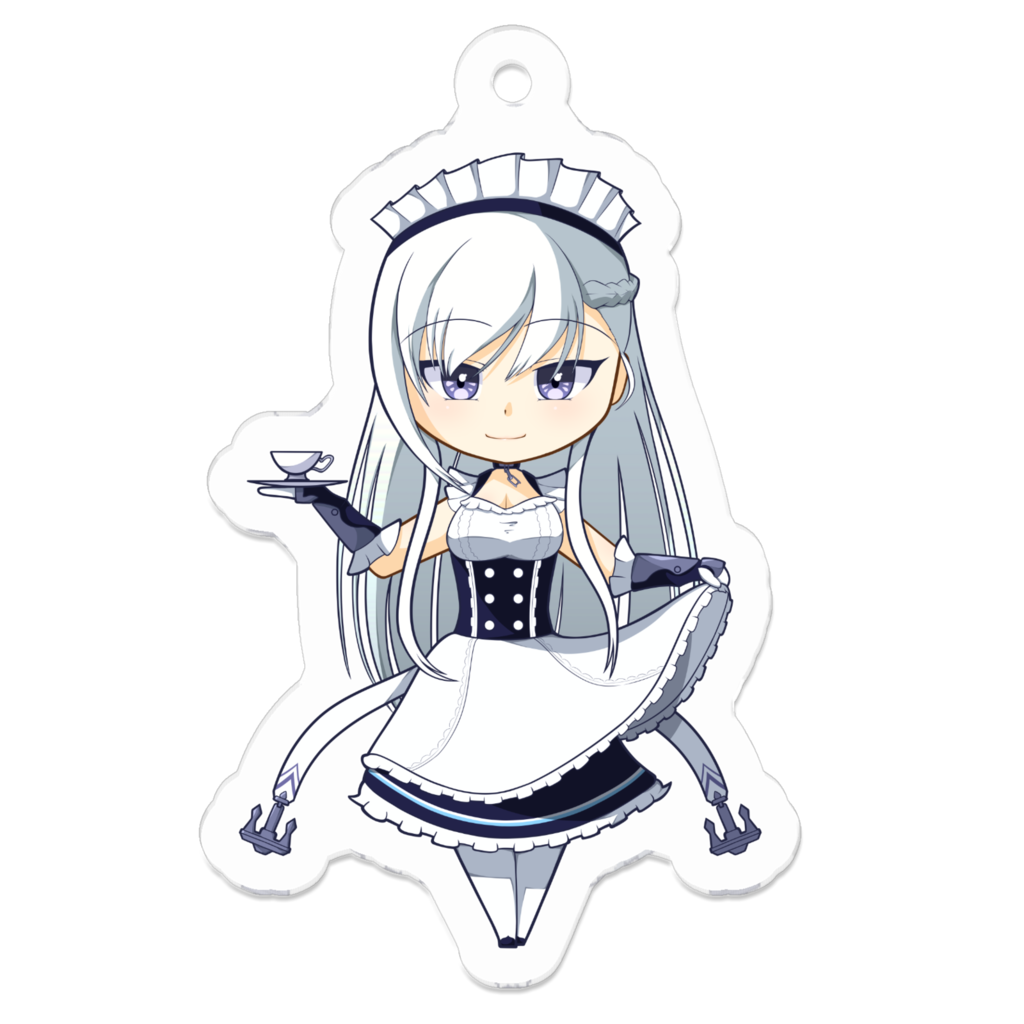 【アズールレーン】ベルファスト アクリルキーホルダー - ざぎねぅ - BOOTH
