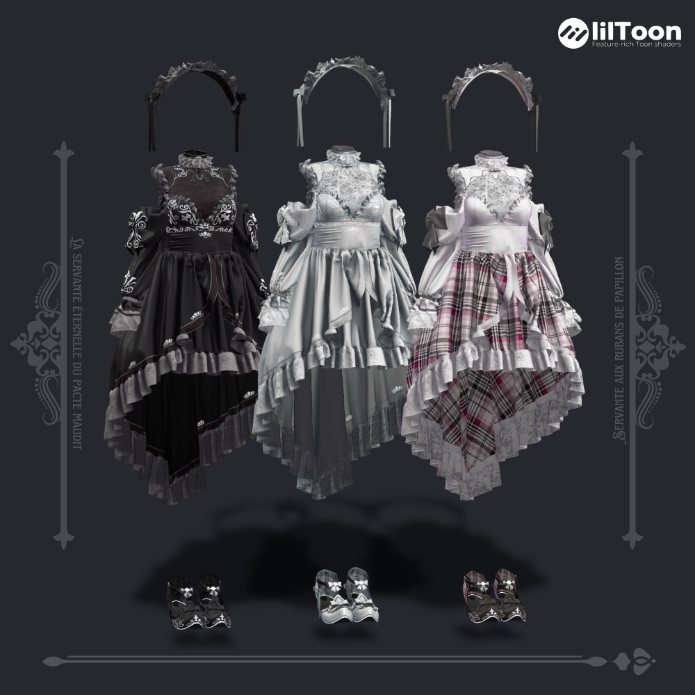 【Shinano⚜️しなの専用】Blanche⚜️ブランシュ【VRChat向け/衣装/3Dモデル】 - VIVEL. - BOOTH