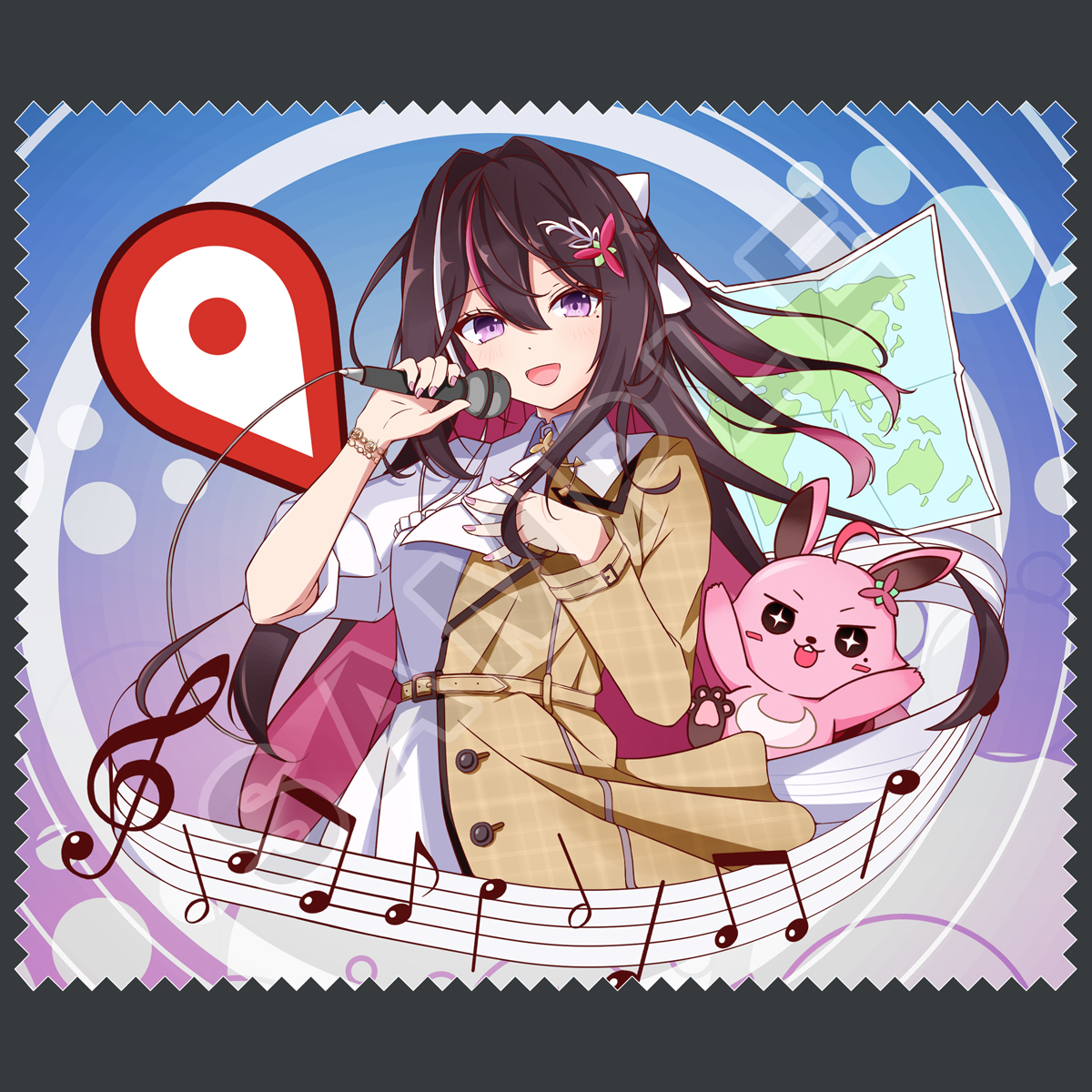 [New] メガネ拭き AZKi - 幻奏月華園 in BOOTH - BOOTH