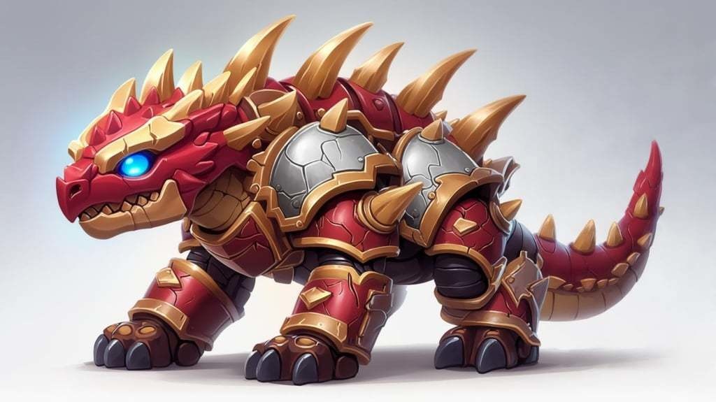 Armored Dragonling - gameready - BOOTH