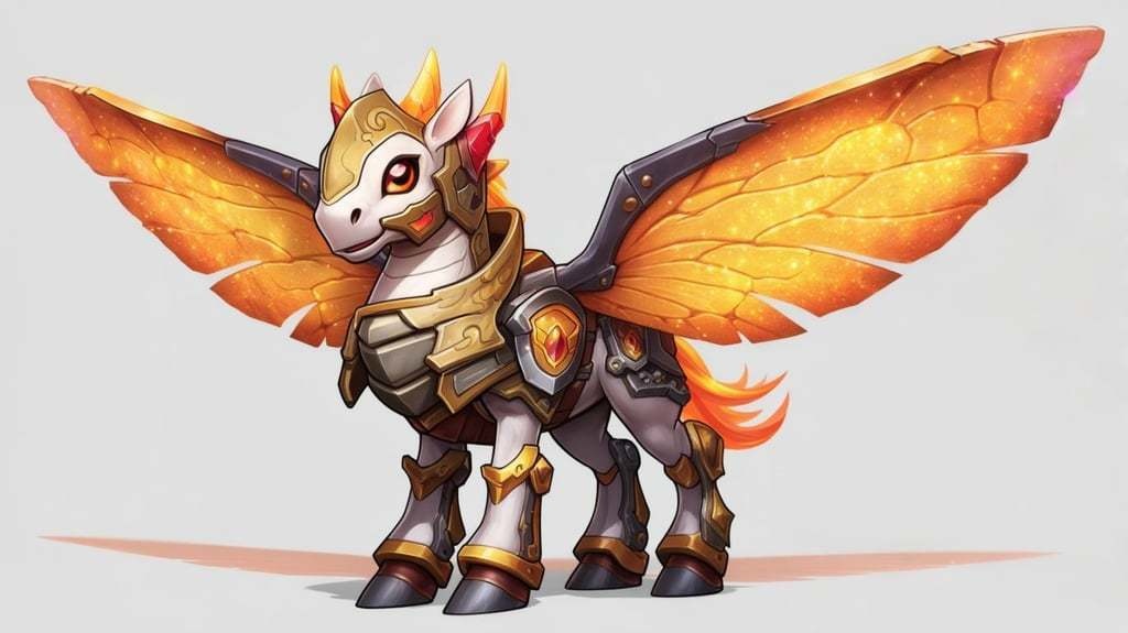 Solar Guardian Pegasus - gameready - BOOTH