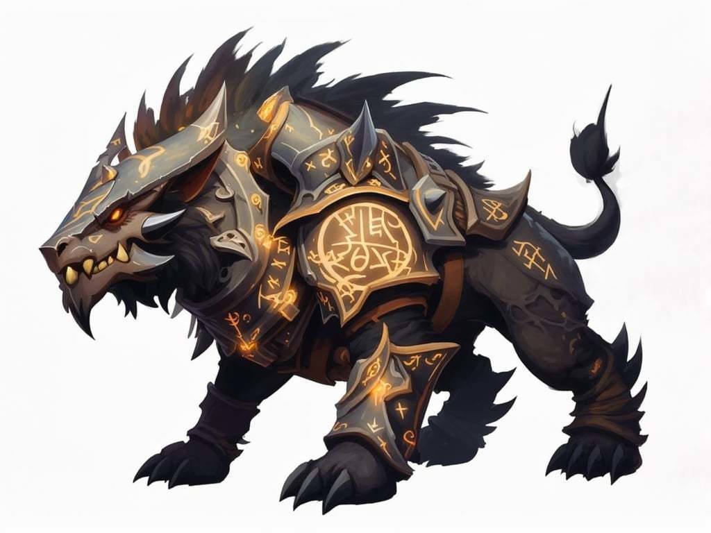 Armored Beast - gameready - BOOTH