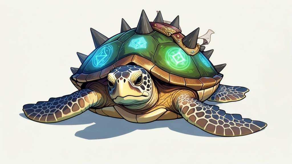 Arcane Tortoise - gameready - BOOTH