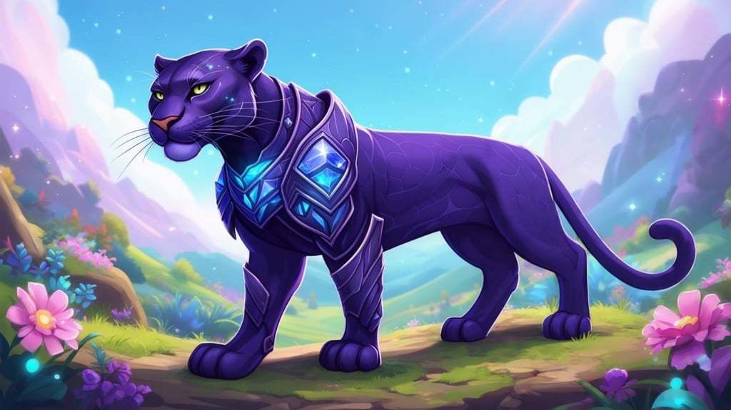 Enchanted Panther - gameready - BOOTH