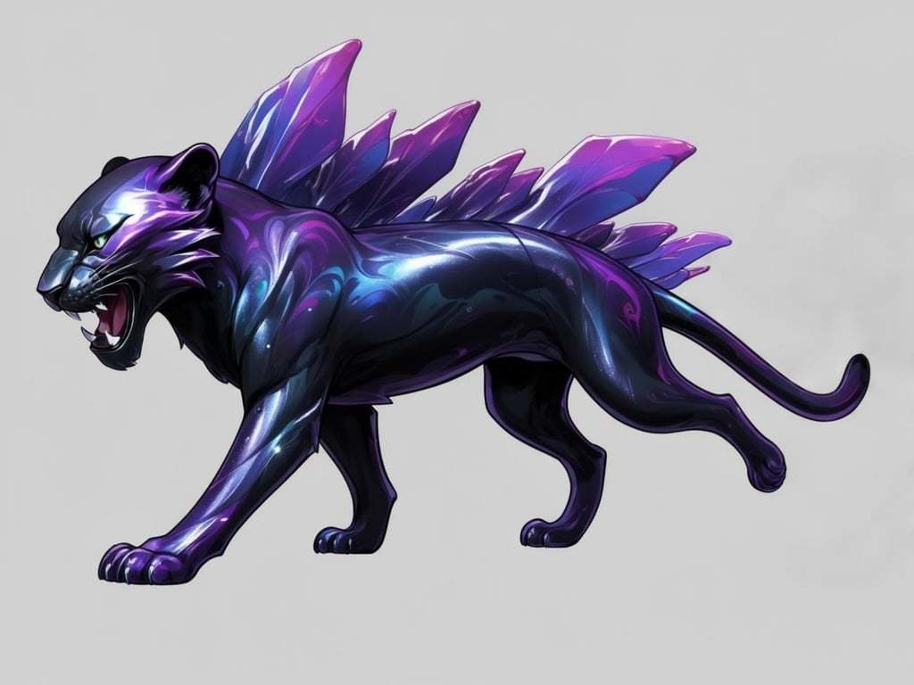 Panther Crystalblade - gameready - BOOTH