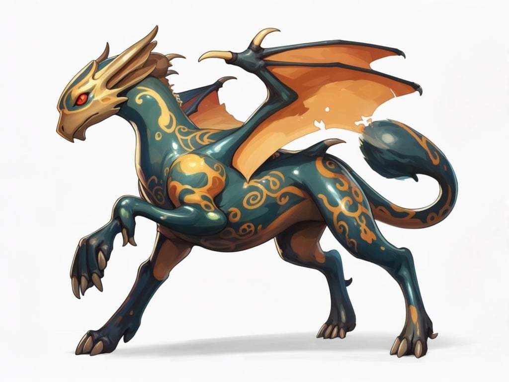 Mystical Dragonling - gameready - BOOTH