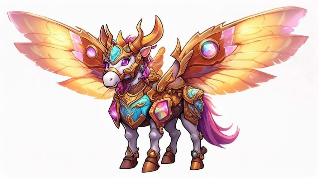 Mystic Winged Guardian - gameready - BOOTH
