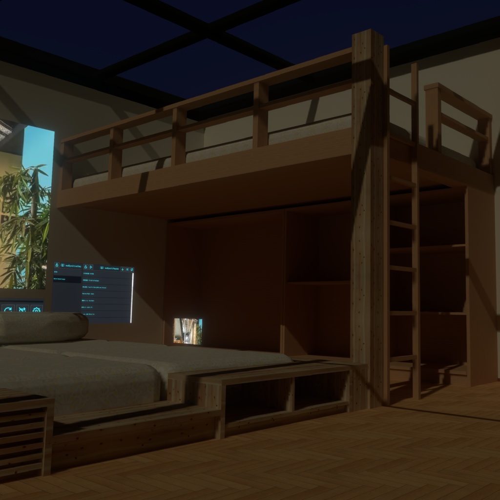 [VRChat向けワールド] moon room - あしすと！ - BOOTH