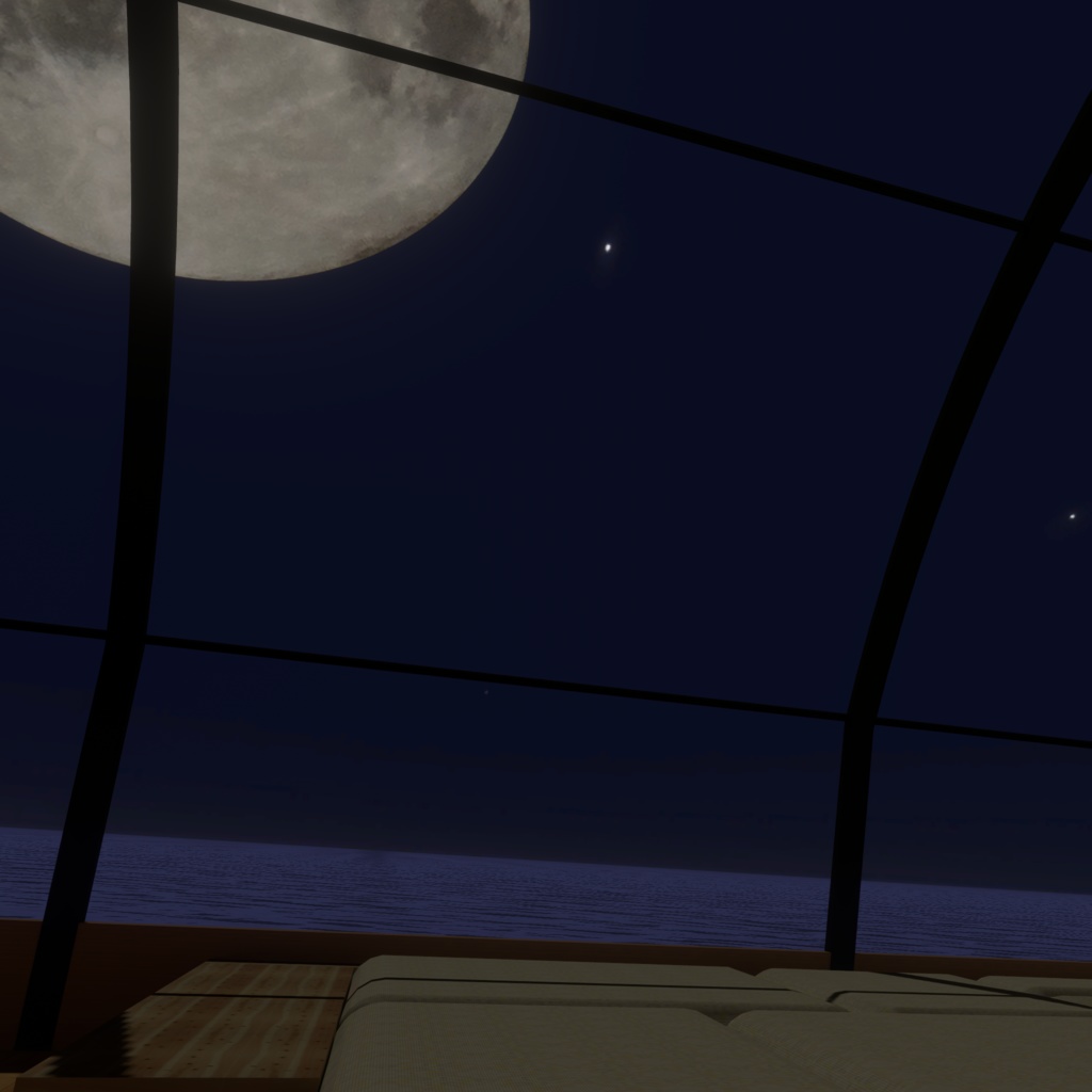 [VRChat向けワールド] moon room - あしすと！ - BOOTH