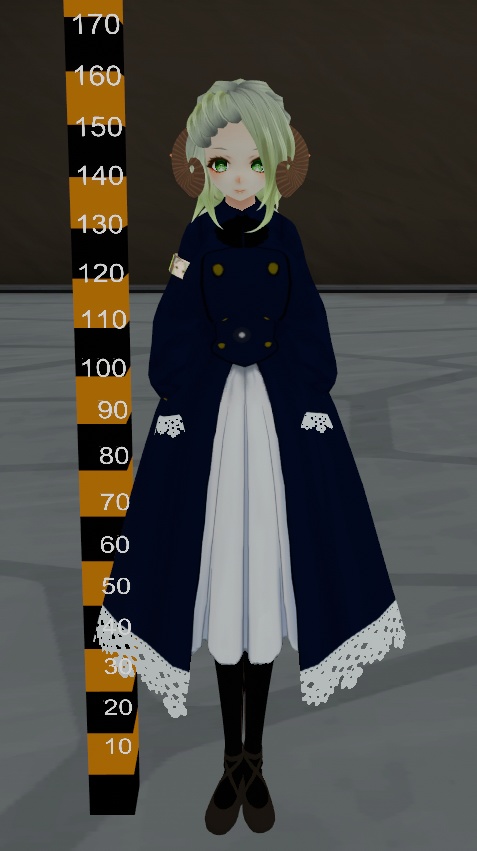 VRChat想定3Dモデル【HORN-SHEEP】アバター本体 - 紅龍屋＊WhiteOpal - BOOTH