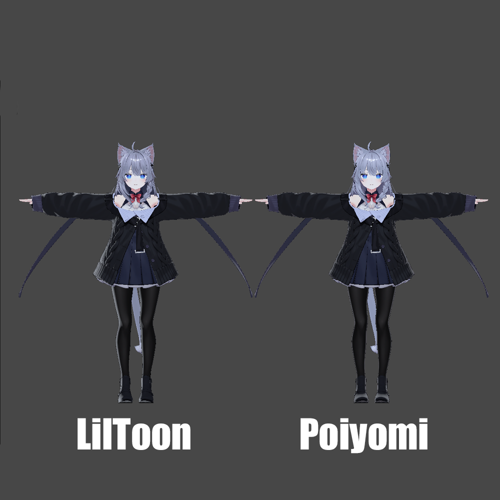 Poiyomi Materials: オリジナル3DモデルShinano「しなの」 - Lineea - BOOTH