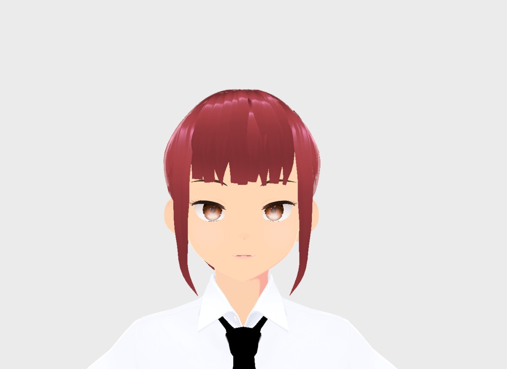 Makima Chainsaw Man Vroid Model - primroses - BOOTH