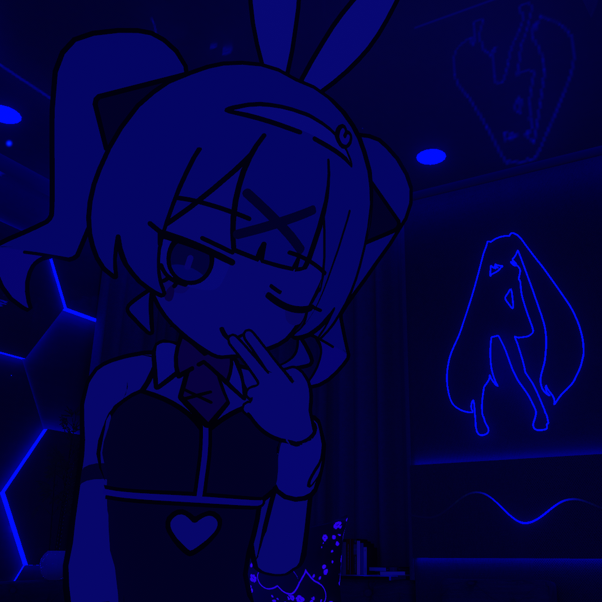Free / 無料 / Rabbit Hole Miku 3Dモデル - Protagonist - BOOTH