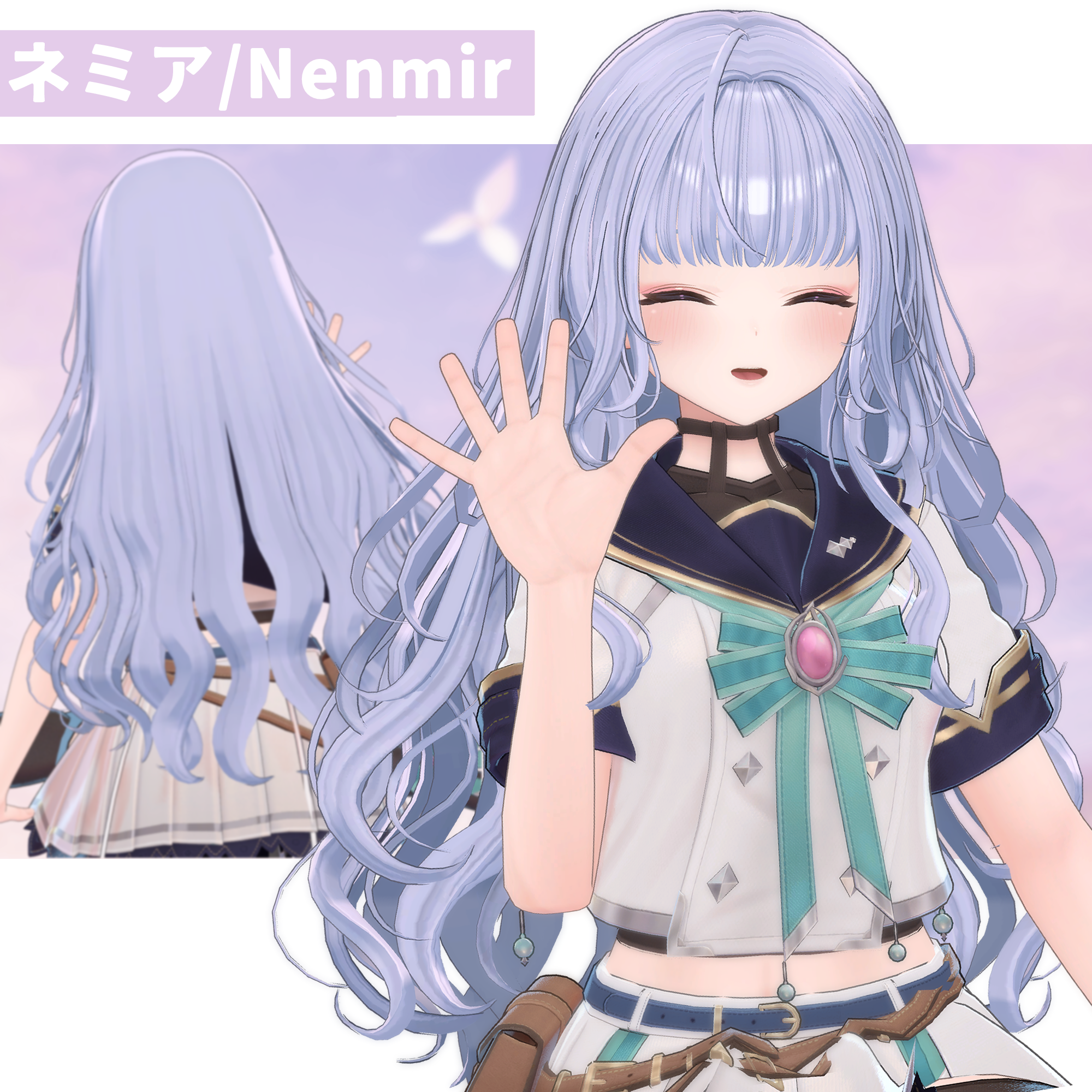 [12アバター対応] Lillte Princess Hair(VRC用) - AruA - BOOTH