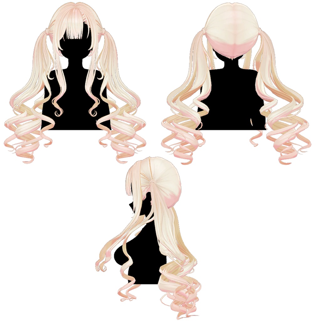 [8アバター対応] AT-01 Hair (VRC用) - AruA - BOOTH