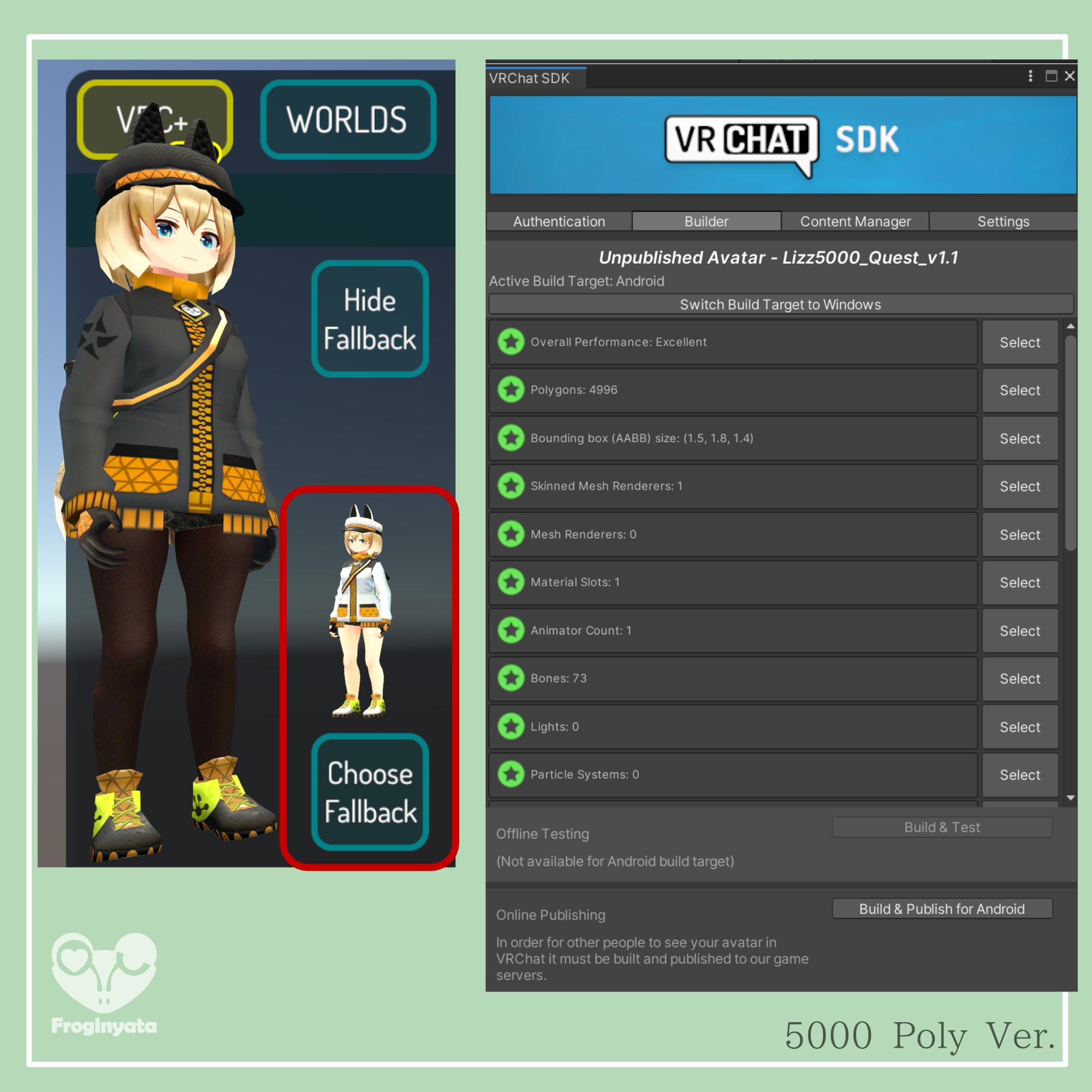 【オリジナル3Dモデル】 Lizz Sigma / リズ・シグマ【Questモデル付属】 - Froginyata Store - BOOTH