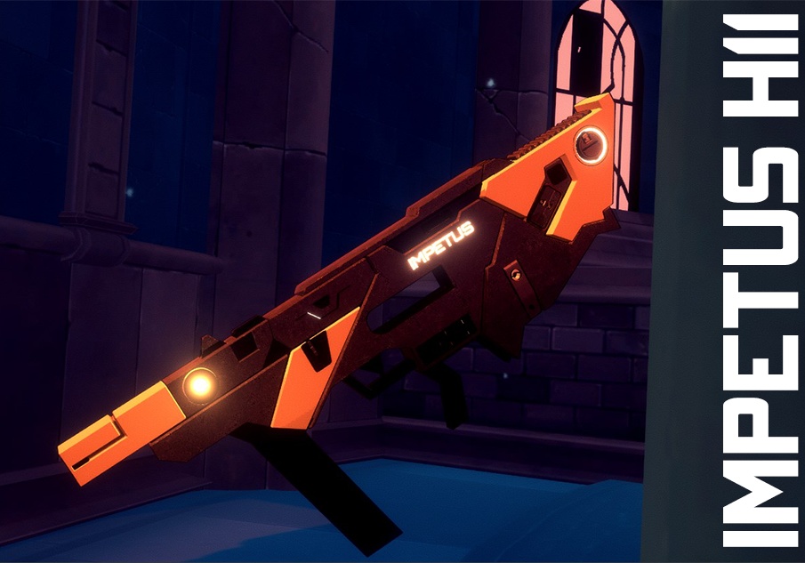 [Avatar Lock-on] Smart Weapon ホーミング弾搭載 全自動ピストル Impetus H11 - ikita - BOOTH