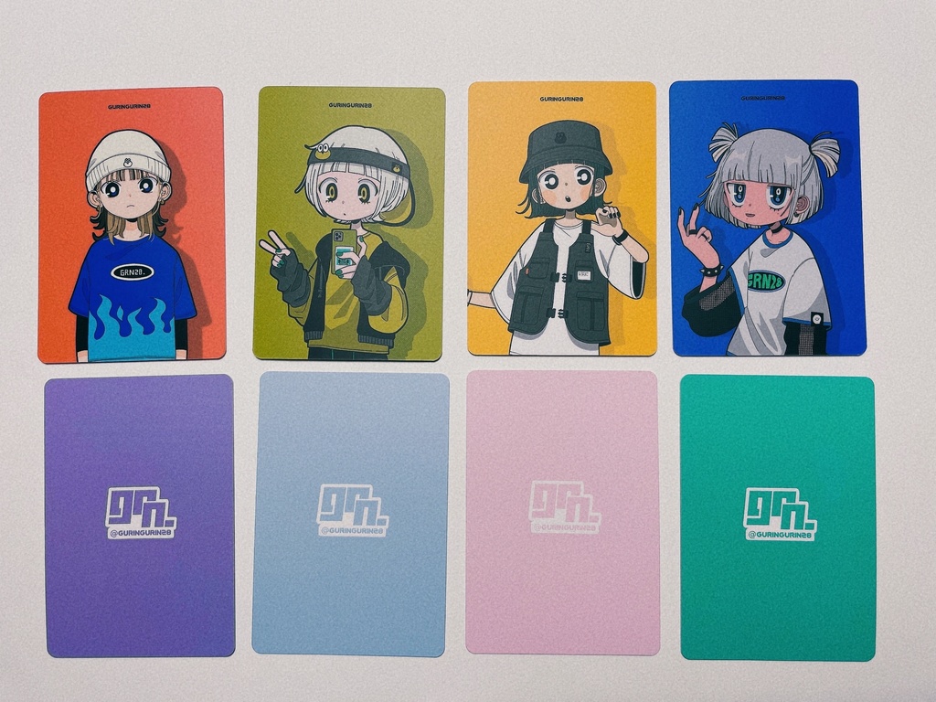 #OOTD trading card 4sheet set - G.shop - BOOTH
