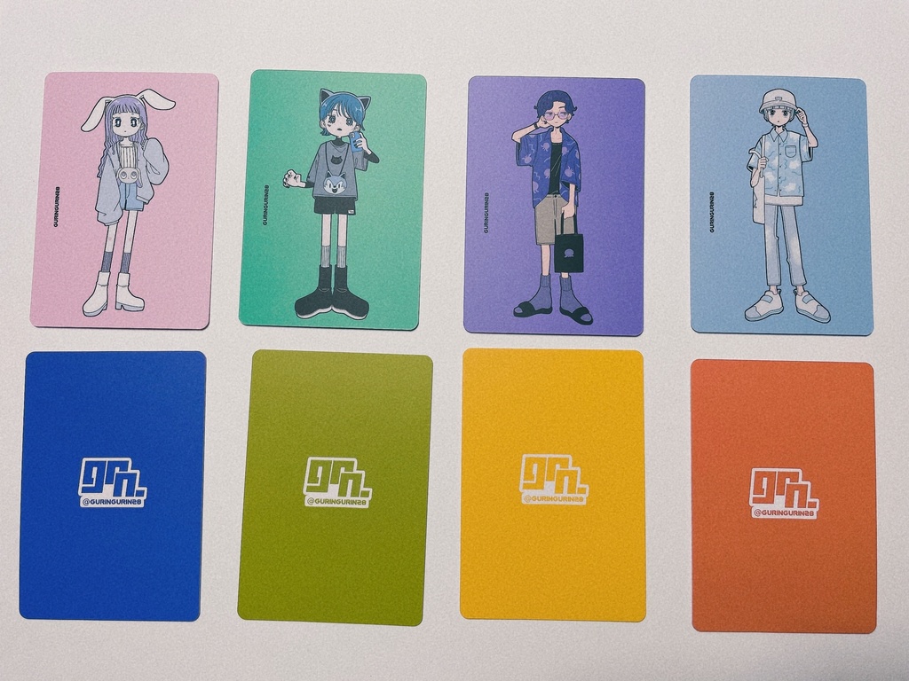 #OOTD trading card 4sheet set - G.shop - BOOTH